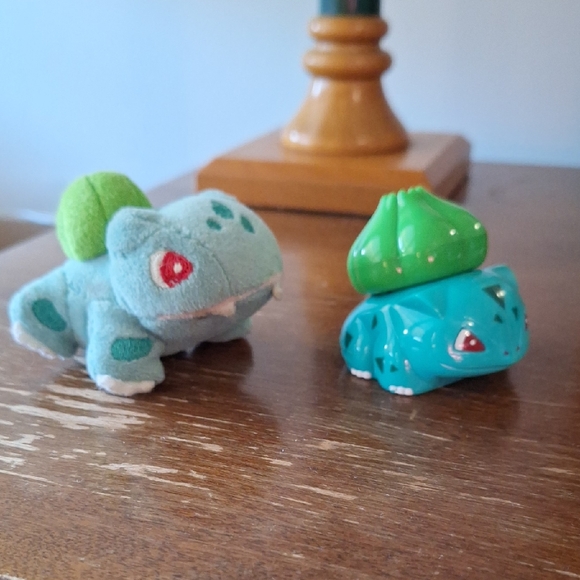 Toys | Plush And Figurine Set Green And Blue Pokemon Bulbasor Pencil ...